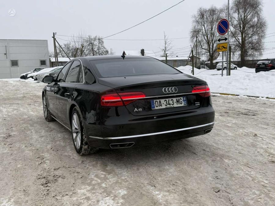 Melns Audi A8 2014 Panevēža, ar dzinēja tilpumu 2.97 L un nobraukumu 248 tūkst. km par 18590 €, foto 6 vietnē AUTOMOTO.COM.LV