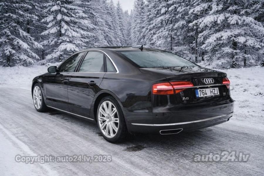 Melns Audi A8 2014 Tartu, ar dzinēja tilpumu 3.00 L un nobraukumu 290 tūkst. km par 15999 €, foto 5 vietnē AUTOMOTO.COM.LV