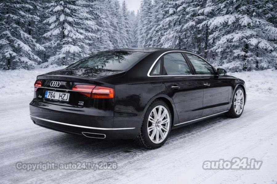 Melns Audi A8 2014 Tartu, ar dzinēja tilpumu 3.00 L un nobraukumu 290 tūkst. km par 15999 €, foto 6 vietnē AUTOMOTO.COM.LV