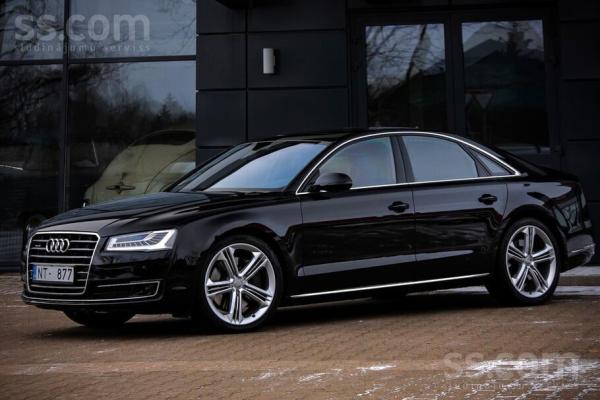 Melns Audi A8 2014 Rīga, ar dzinēja tilpumu 4.20 L un nobraukumu 202 tūkst. km par 25000 €, foto 7 vietnē AUTOMOTO.COM.LV