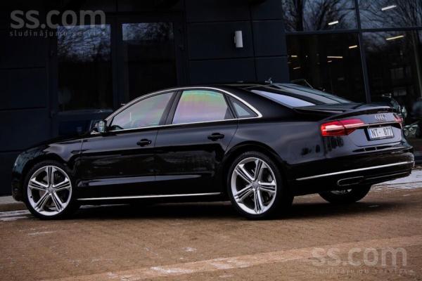 Melns Audi A8 2014 Rīga, ar dzinēja tilpumu 4.20 L un nobraukumu 202 tūkst. km par 25000 €, foto 8 vietnē AUTOMOTO.COM.LV