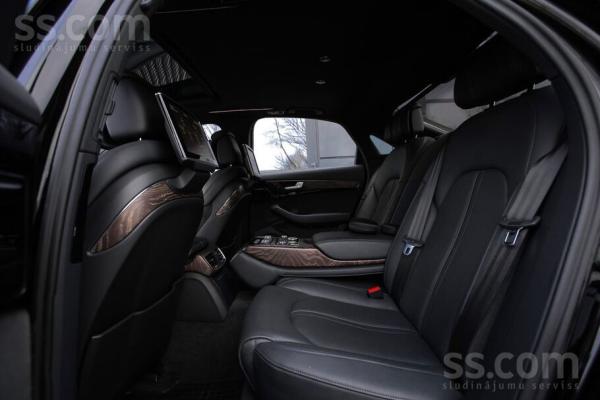 Melns Audi A8 2014 Rīga, ar dzinēja tilpumu 4.20 L un nobraukumu 202 tūkst. km par 25000 €, foto 9 vietnē AUTOMOTO.COM.LV
