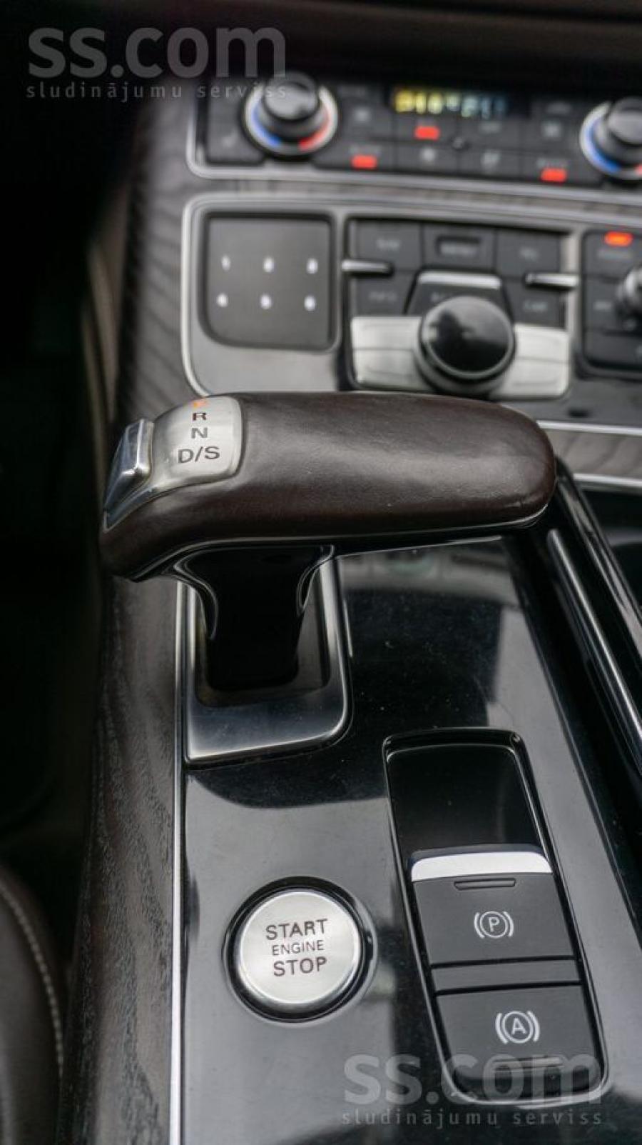 Melns Audi A8 2014 Rīga, ar dzinēja tilpumu 3.00 L un nobraukumu 333 tūkst. km par 17190 €, foto 16 vietnē AUTOMOTO.COM.LV