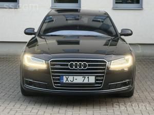 Black Audi A8 2014 in Jurmala, with an engine capacity of 3.00 L and mileage of 228 thousand km for 23800 €, photo 9 on AUTOMOTO.COM.LV