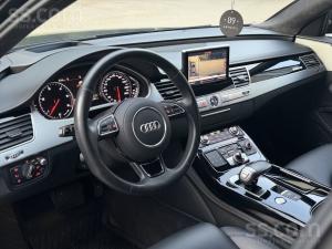 Black Audi A8 2014 in Jurmala, with an engine capacity of 3.00 L and mileage of 228 thousand km for 23800 €, photo 19 on AUTOMOTO.COM.LV