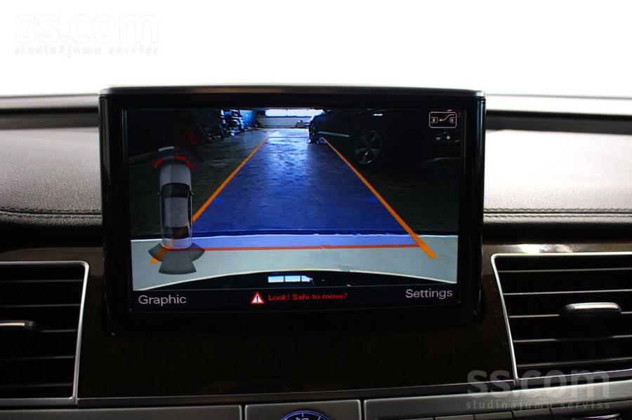 Melns Audi A8 2014 Rīga, ar dzinēja tilpumu 3.00 L un nobraukumu 262 tūkst. km par 17500 €, foto 13 vietnē AUTOMOTO.COM.LV