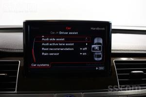 Black Audi A8 2014 in Riga, with an engine capacity of 3.00 L and mileage of 262 thousand km for 17500 €, photo 14 on AUTOMOTO.COM.LV