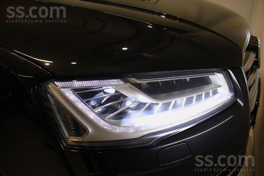 Black Audi A8 2014 in Riga, with an engine capacity of 3.00 L and mileage of 262 thousand km for 17500 €, photo 32 on AUTOMOTO.COM.LV