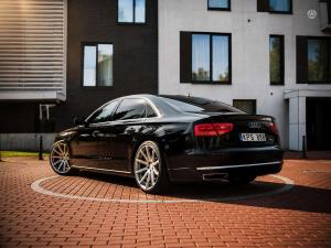 Black Audi A8 2014 in Vilnius, with an engine capacity of 3.99 L and mileage of 152 thousand km for 21000 €, photo  on AUTOMOTO.COM.LV