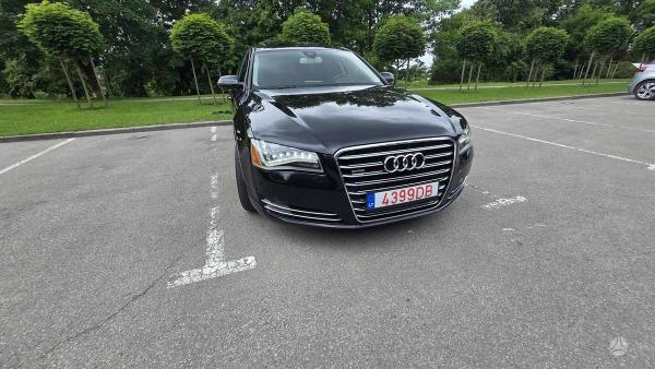Melns Audi A8 2014 Tauragė, ar dzinēja tilpumu 3.00 L un nobraukumu 253 tūkst. km par 11400 €, foto 1 vietnē AUTOMOTO.COM.LV