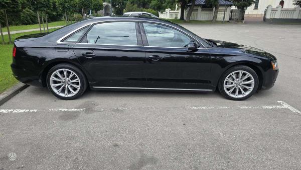 Melns Audi A8 2014 Tauragė, ar dzinēja tilpumu 3.00 L un nobraukumu 253 tūkst. km par 11400 €, foto 4 vietnē AUTOMOTO.COM.LV