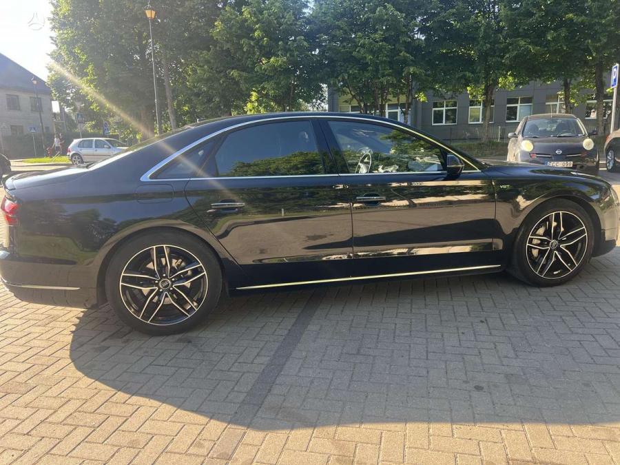 Melns Audi A8 2014 Jonava, ar dzinēja tilpumu 3.00 L un nobraukumu 283 tūkst. km par 24000 €, foto 6 vietnē AUTOMOTO.COM.LV
