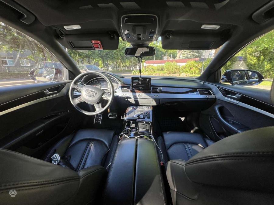 Melns Audi A8 2014 Jonava, ar dzinēja tilpumu 3.00 L un nobraukumu 283 tūkst. km par 24000 €, foto 28 vietnē AUTOMOTO.COM.LV
