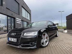 Melns Audi A8 2014 Kauņa, ar dzinēja tilpumu 3.00 L un nobraukumu 177 tūkst. km par 23500 €, foto 8 vietnē AUTOMOTO.COM.LV