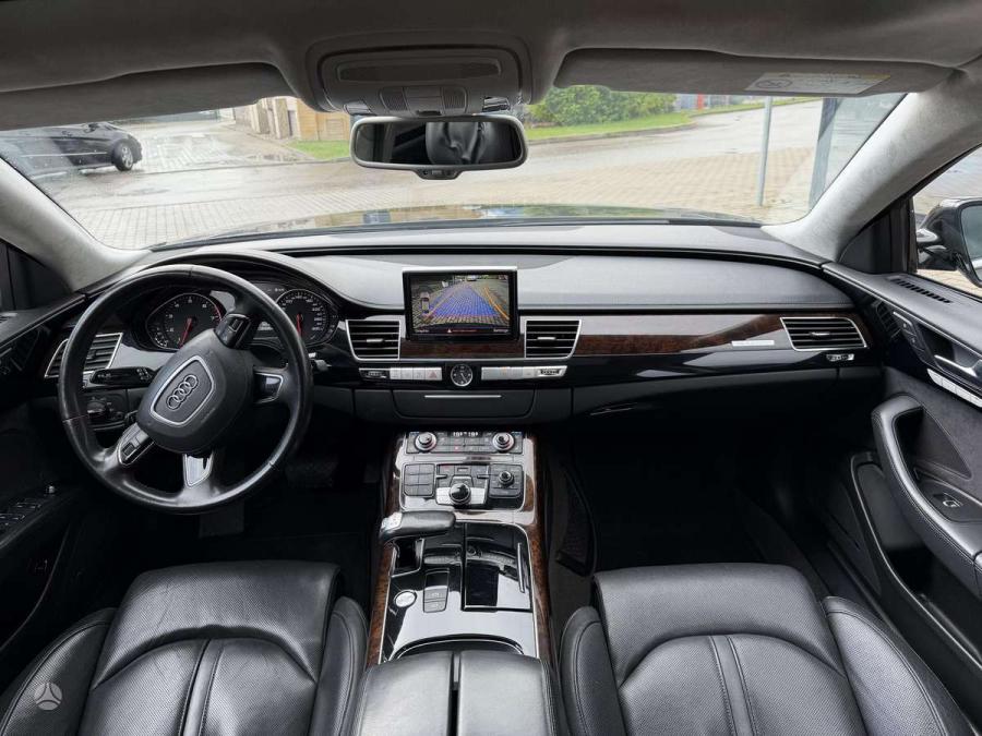 Melns Audi A8 2014 Kauņa, ar dzinēja tilpumu 3.00 L un nobraukumu 177 tūkst. km par 23500 €, foto 22 vietnē AUTOMOTO.COM.LV