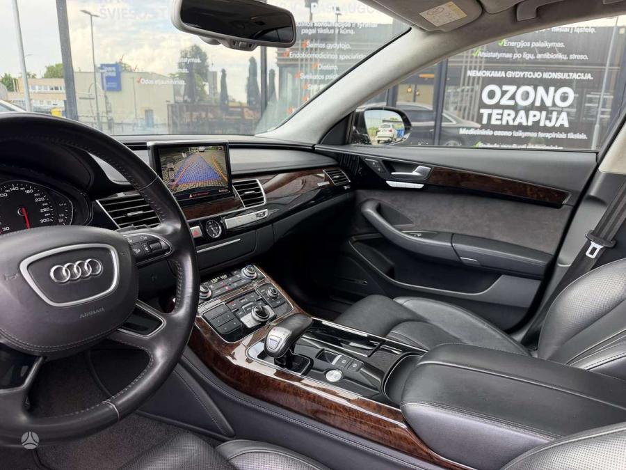 Melns Audi A8 2014 Kauņa, ar dzinēja tilpumu 3.00 L un nobraukumu 177 tūkst. km par 23500 €, foto 27 vietnē AUTOMOTO.COM.LV