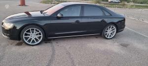 Black Audi A8 2014 in Vilnius, with an engine capacity of 2.97 L and mileage of 166 thousand km for 25500 €, photo 6 on AUTOMOTO.COM.LV