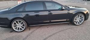Black Audi A8 2014 in Vilnius, with an engine capacity of 2.97 L and mileage of 166 thousand km for 25500 €, photo 10 on AUTOMOTO.COM.LV