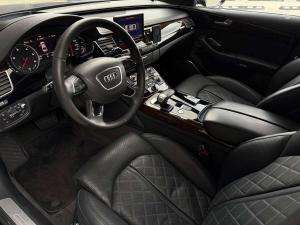 Melns Audi A8 2014 Šauļi, ar dzinēja tilpumu 2.97 L un nobraukumu 300 tūkst. km par 20500 €, foto 19 vietnē AUTOMOTO.COM.LV