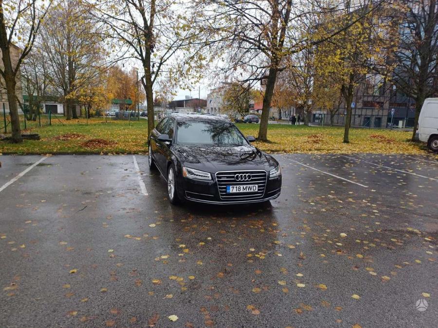 Melns Audi A8 2015 Tallina, ar dzinēja tilpumu 3.00 L un nobraukumu 110 tūkst. km par 22000 €, foto 3 vietnē AUTOMOTO.COM.LV