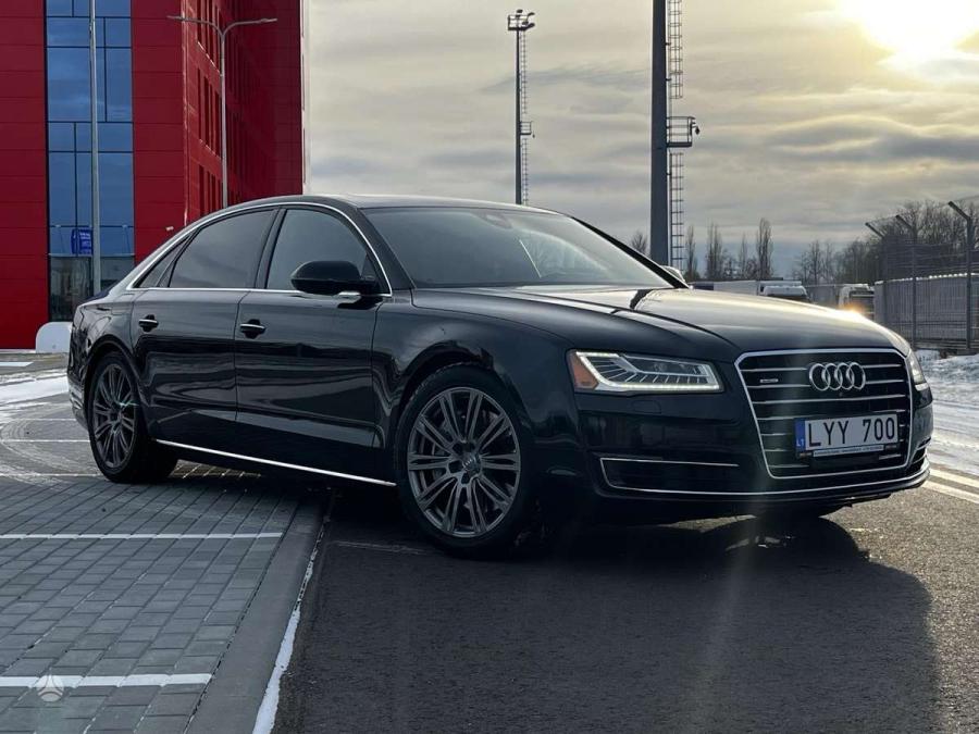 Melns Audi A8 2015 Klaipėda, ar dzinēja tilpumu 3.00 L un nobraukumu 210 tūkst. km par 15700 €, foto 5 vietnē AUTOMOTO.COM.LV