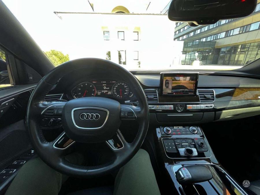 Melns Audi A8 2015 Klaipėda, ar dzinēja tilpumu 3.00 L un nobraukumu 210 tūkst. km par 15700 €, foto 9 vietnē AUTOMOTO.COM.LV