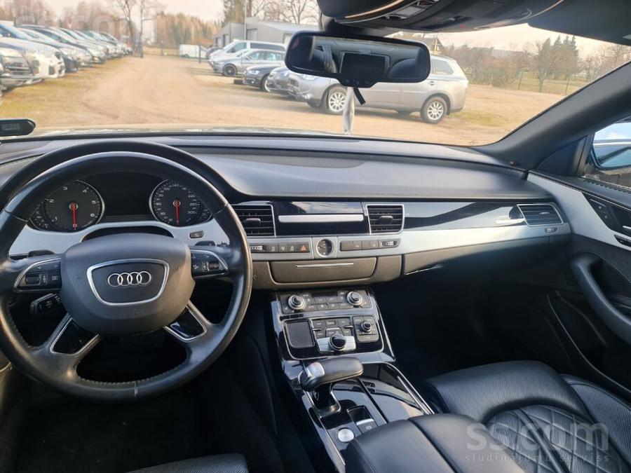 Черный Ауди А8 2015 в Цесис, объемом двигателя 3.00 л и пробегом 195 тыс. км за 21900 €, фото 8 на AUTOMOTO.COM.LV