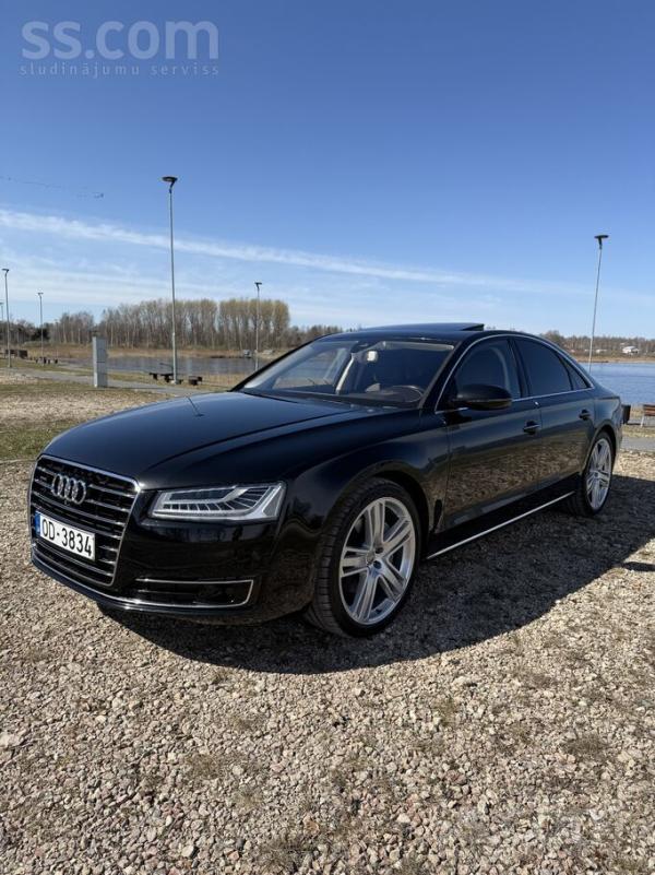 Melns Audi A8 2015 Gulbene, ar dzinēja tilpumu 3.00 L un nobraukumu 151 tūkst. km par 23000 €, foto 1 vietnē AUTOMOTO.COM.LV