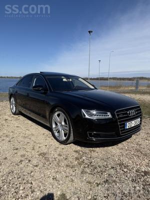 Black Audi A8 2015 in Gulbene, with an engine capacity of 3.00 L and mileage of 151 thousand km for 23000 €, photo 3 on AUTOMOTO.COM.LV
