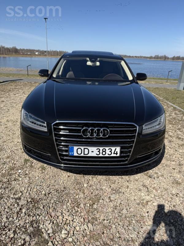 Melns Audi A8 2015 Gulbene, ar dzinēja tilpumu 3.00 L un nobraukumu 151 tūkst. km par 23000 €, foto 3 vietnē AUTOMOTO.COM.LV