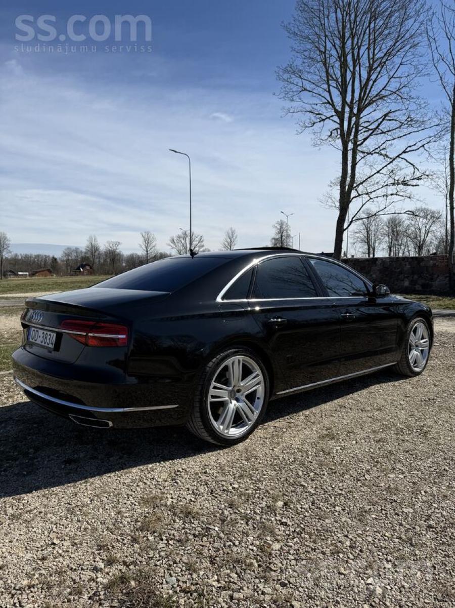 Black Audi A8 2015 in Gulbene, with an engine capacity of 3.00 L and mileage of 151 thousand km for 23000 €, photo 5 on AUTOMOTO.COM.LV