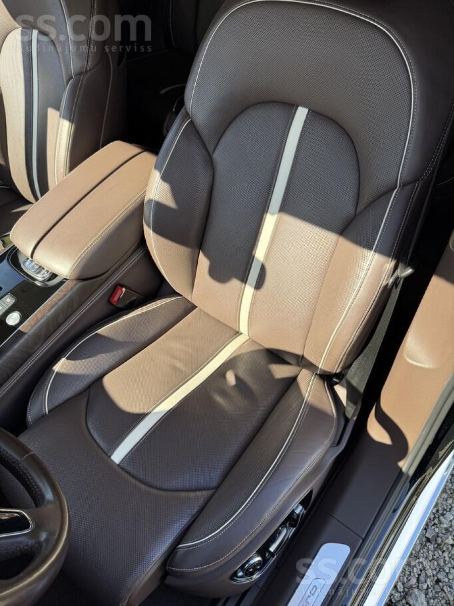 Black Audi A8 2015 in Gulbene, with an engine capacity of 3.00 L and mileage of 151 thousand km for 23000 €, photo 17 on AUTOMOTO.COM.LV