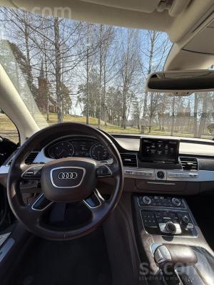 Black Audi A8 2015 in Gulbene, with an engine capacity of 3.00 L and mileage of 151 thousand km for 23000 €, photo 24 on AUTOMOTO.COM.LV