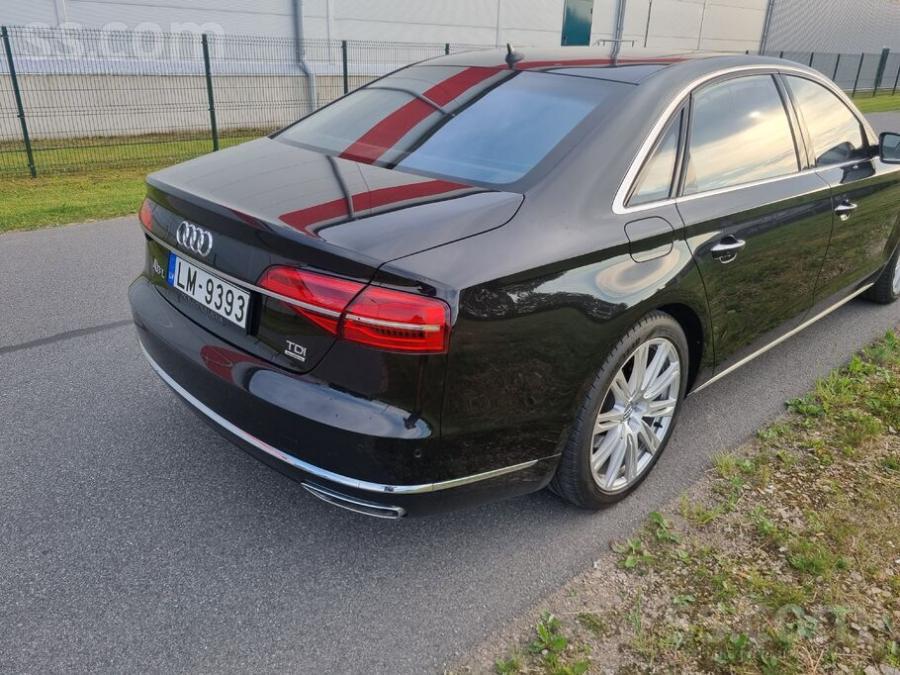 Melns Audi A8 2015 Rīga, ar dzinēja tilpumu 3.00 L un nobraukumu 176 tūkst. km par 24500 €, foto 5 vietnē AUTOMOTO.COM.LV