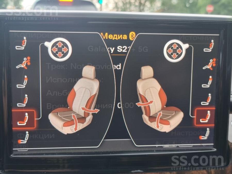 Melns Audi A8 2015 Rīga, ar dzinēja tilpumu 3.00 L un nobraukumu 176 tūkst. km par 24500 €, foto 7 vietnē AUTOMOTO.COM.LV