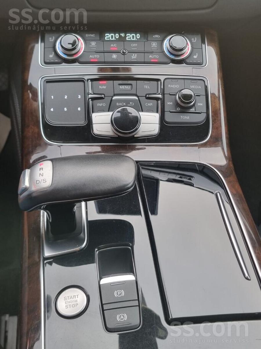 Melns Audi A8 2015 Rīga, ar dzinēja tilpumu 3.00 L un nobraukumu 176 tūkst. km par 24500 €, foto 12 vietnē AUTOMOTO.COM.LV