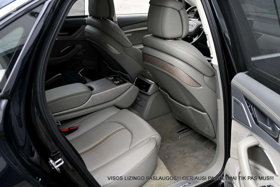 Melns Audi A8 2015 Kretinga, ar dzinēja tilpumu 2.97 L un nobraukumu 205 tūkst. km par 23999 €, foto 26 vietnē AUTOMOTO.COM.LV