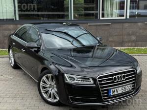 Black Audi A8 2015 in Balvi, with an engine capacity of 3.00 L and mileage of 222 thousand km for 22000 €, photo  on AUTOMOTO.COM.LV