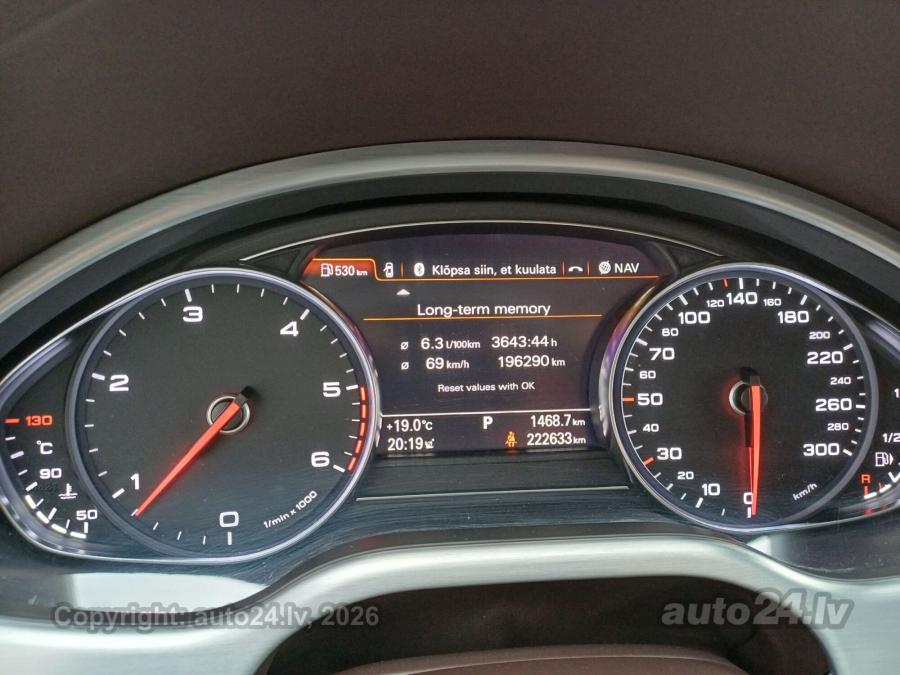 Черный Ауди А8 2015 в Выру, объемом двигателя 3.00 л и пробегом 223 тыс. км за 25000 €, фото 25 на AUTOMOTO.COM.LV