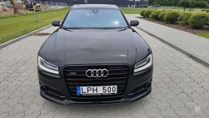 Black Audi A8 2015 in Kaunas, with an engine capacity of 2.97 L and mileage of 195 thousand km for 23900 €, photo 5 on AUTOMOTO.COM.LV