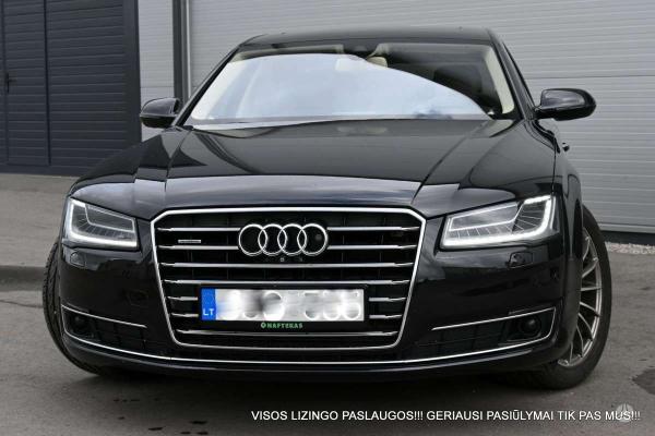 Melns Audi A8 2015 Kretinga, ar dzinēja tilpumu 2.97 L un nobraukumu 205 tūkst. km par 23999 €, foto 3 vietnē AUTOMOTO.COM.LV