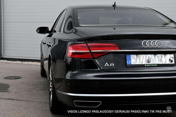 Melns Audi A8 2015 Kretinga, ar dzinēja tilpumu 2.97 L un nobraukumu 205 tūkst. km par 23999 €, foto 10 vietnē AUTOMOTO.COM.LV