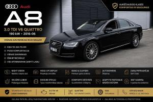 Черный Ауди А8 2015 в Кретинга, объемом двигателя 2.97 л и пробегом 205 тыс. км за 23999 €, фото 41 на AUTOMOTO.COM.LV