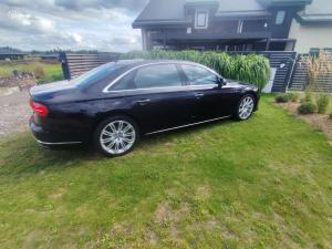 Black Audi A8 2015 in Vilnius, with an engine capacity of 4.00 L and mileage of 116 thousand km for 21999 €, photo 4 on AUTOMOTO.COM.LV