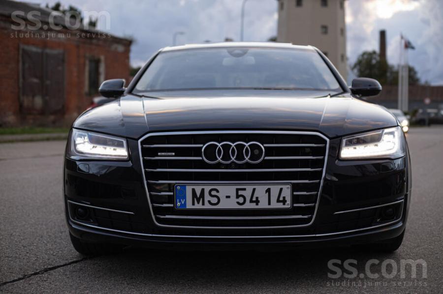 Melns Audi A8 2015 Liepāja, ar dzinēja tilpumu 3.00 L un nobraukumu 250 tūkst. km par 18500 €, foto 4 vietnē AUTOMOTO.COM.LV