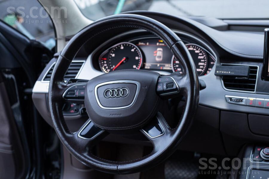 Melns Audi A8 2015 Liepāja, ar dzinēja tilpumu 3.00 L un nobraukumu 250 tūkst. km par 18500 €, foto 8 vietnē AUTOMOTO.COM.LV