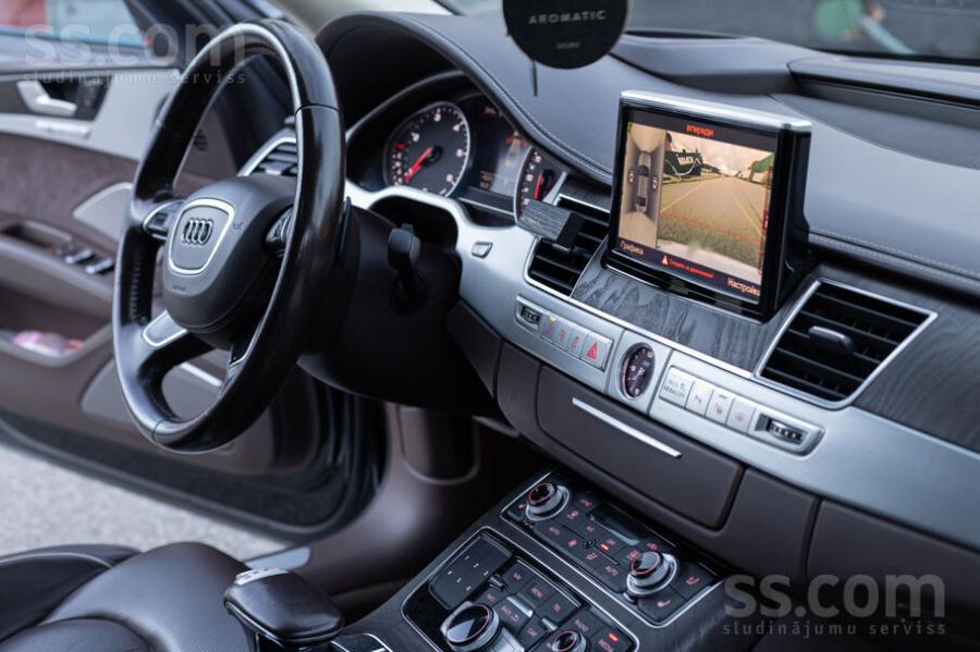 Melns Audi A8 2015 Liepāja, ar dzinēja tilpumu 3.00 L un nobraukumu 250 tūkst. km par 18500 €, foto 10 vietnē AUTOMOTO.COM.LV