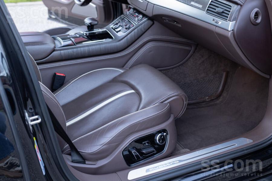 Melns Audi A8 2015 Liepāja, ar dzinēja tilpumu 3.00 L un nobraukumu 250 tūkst. km par 18500 €, foto 15 vietnē AUTOMOTO.COM.LV