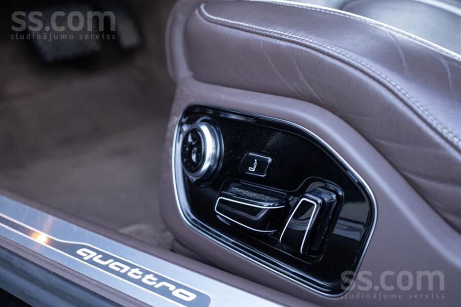 Melns Audi A8 2015 Liepāja, ar dzinēja tilpumu 3.00 L un nobraukumu 250 tūkst. km par 18500 €, foto 17 vietnē AUTOMOTO.COM.LV