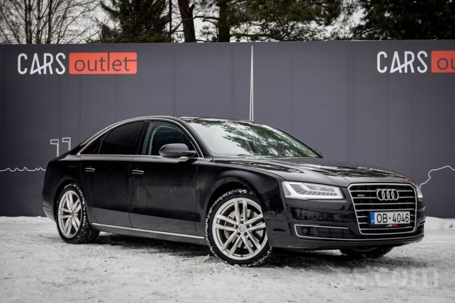 Melns Audi A8 2016 Rīga, ar dzinēja tilpumu 3.00 L un nobraukumu 277 tūkst. km par 21990 €, foto 3 vietnē AUTOMOTO.COM.LV